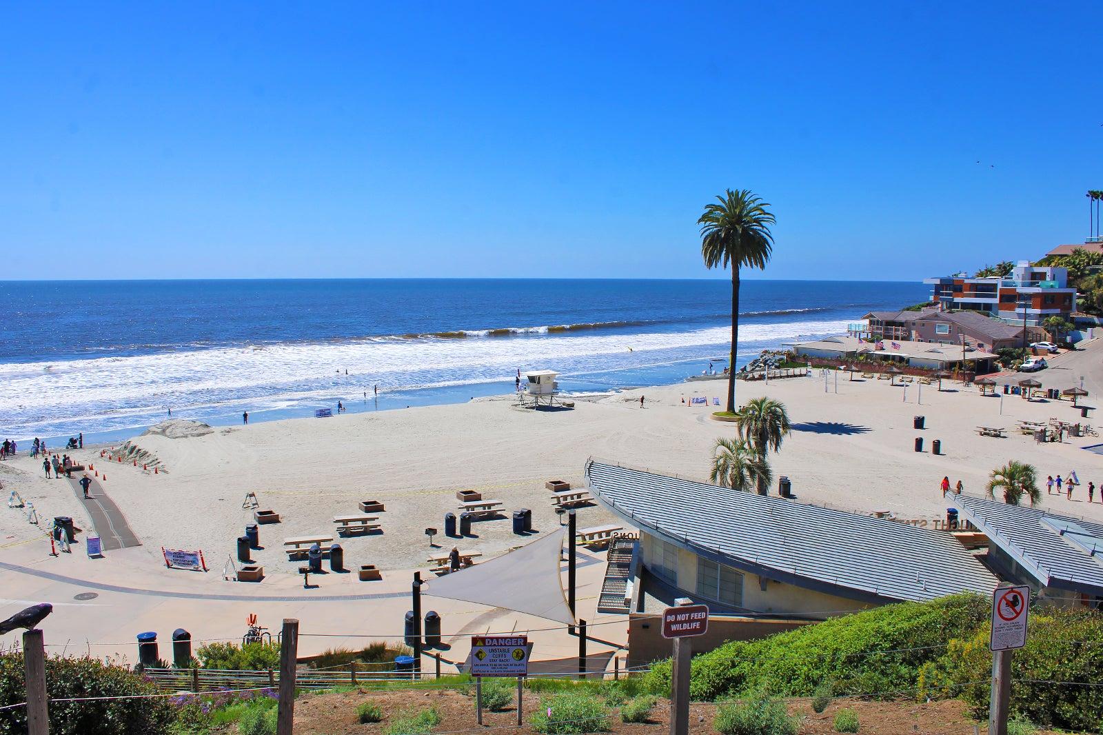 Moonlight State Beach in Encinitas, California
