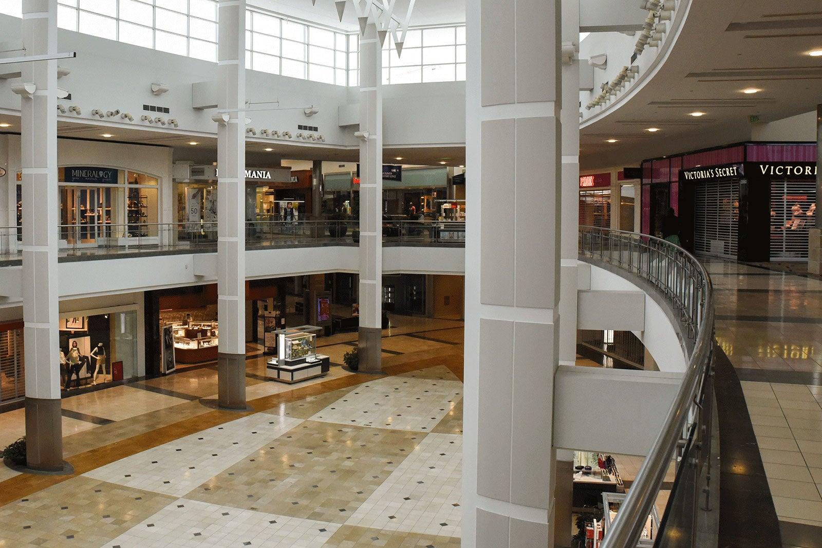Inside a Raleigh shopping center.