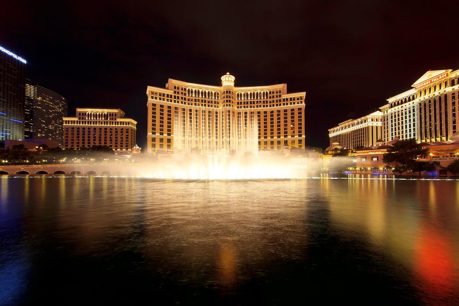 Fountains of Bellagio in Las Vegas
