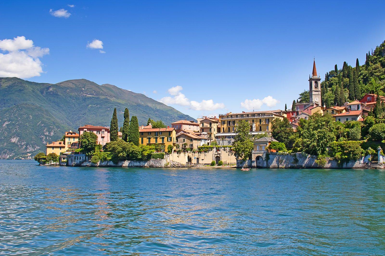 Lake Como in Lombardy, Italy