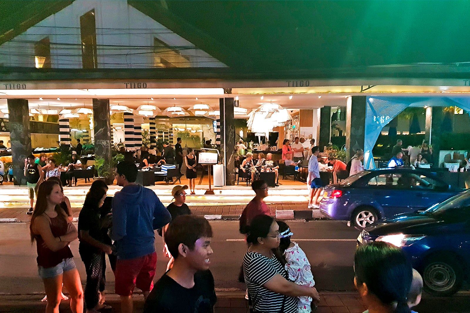 Jalan Petitenget Street in Bali