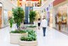 An indoor area of a mall.