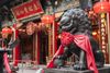 Lion at the entrance of the main hall