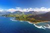 Kauai aerial view