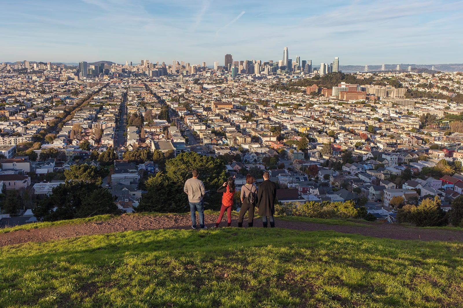 Bernal Heights Park in San Francisco