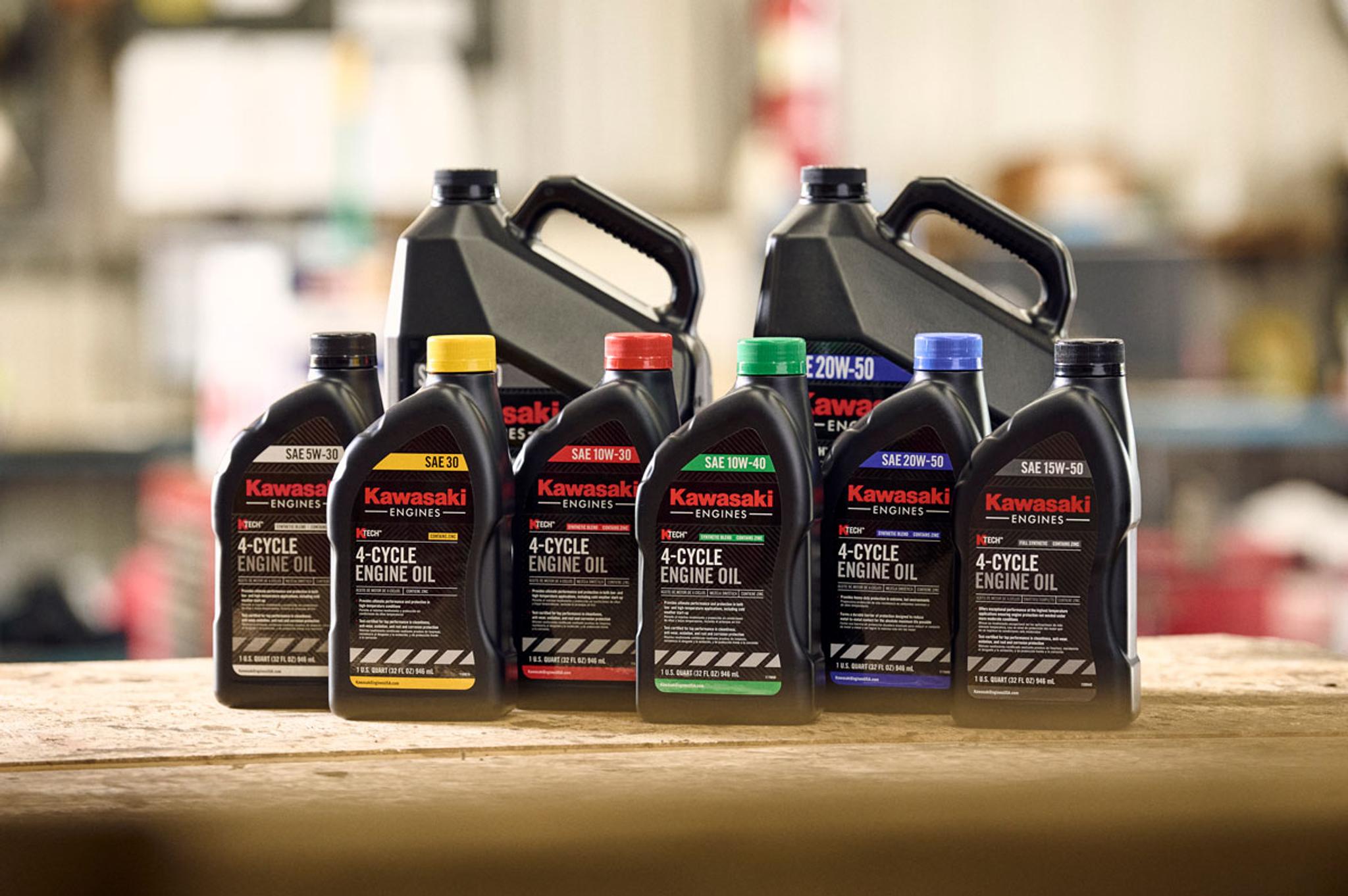 Kawasaki KTECH™ BLEND Pre-Mixed 2-Cycle Fuel + Oil | Kawasaki Engines USA