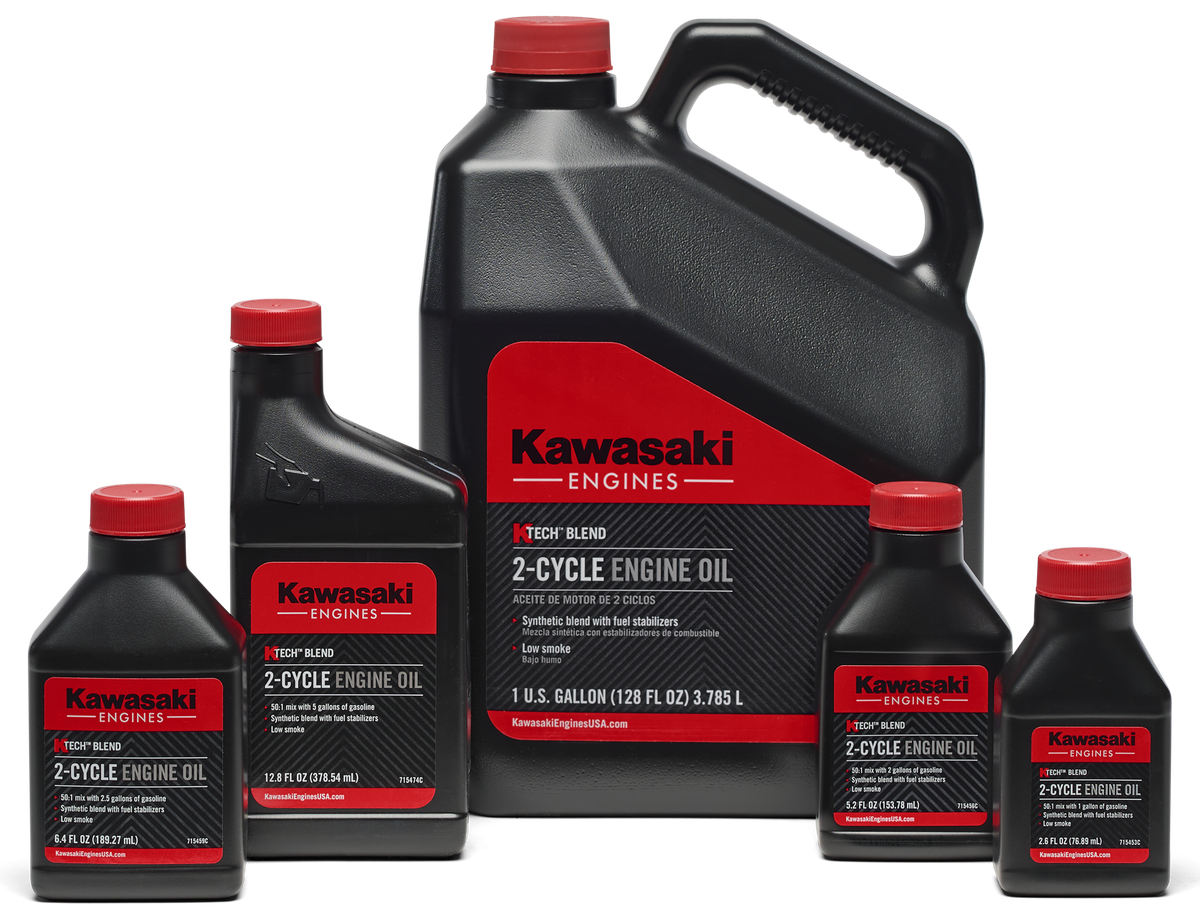 Kawasaki KTECH™ BLEND 2-Cycle Engine Oil | Kawasaki Engines USA