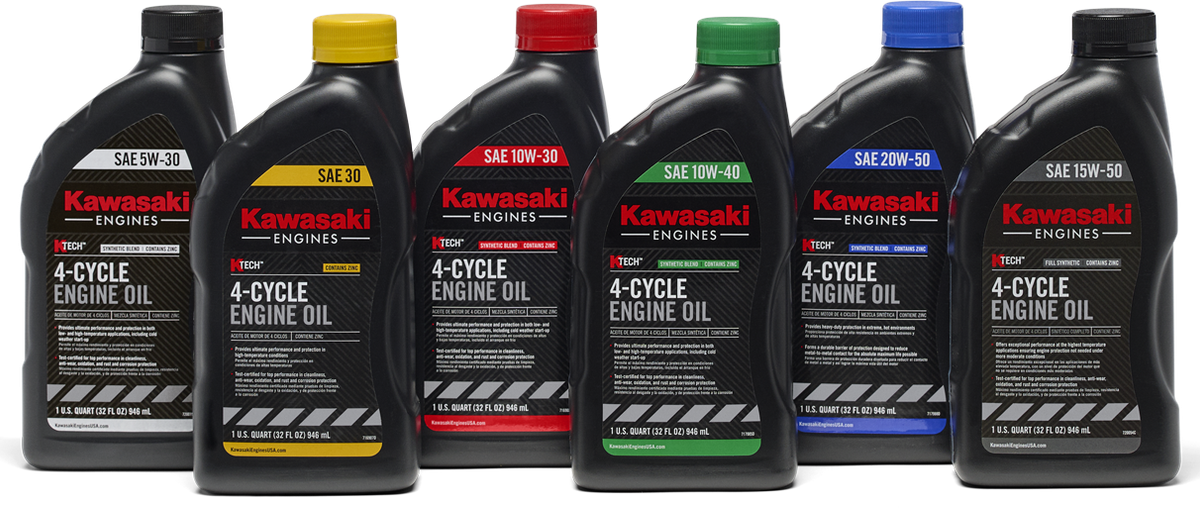 Kawasaki KTECH™ 4-Cycle Engine Oil | Kawasaki Engines USA