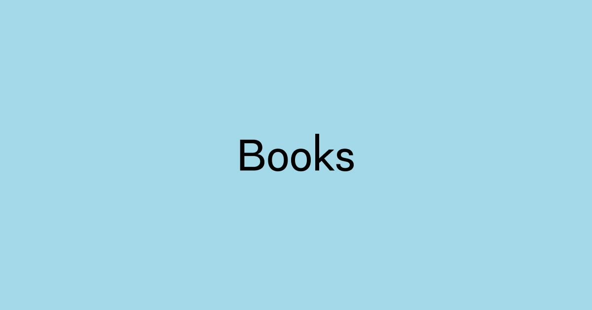 Books | OMGLORD