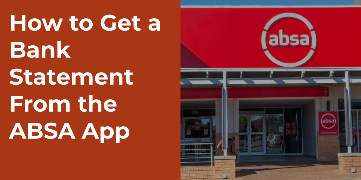How to Get a Bank Statement From the ABSA App | Points Castle