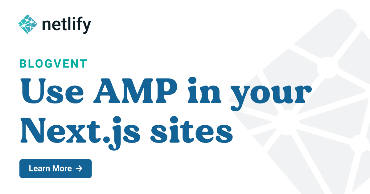 Enabling AMP in your Next.js projects