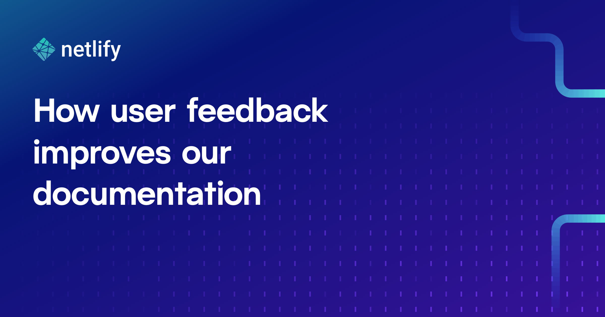 How user feedback improves our documentation