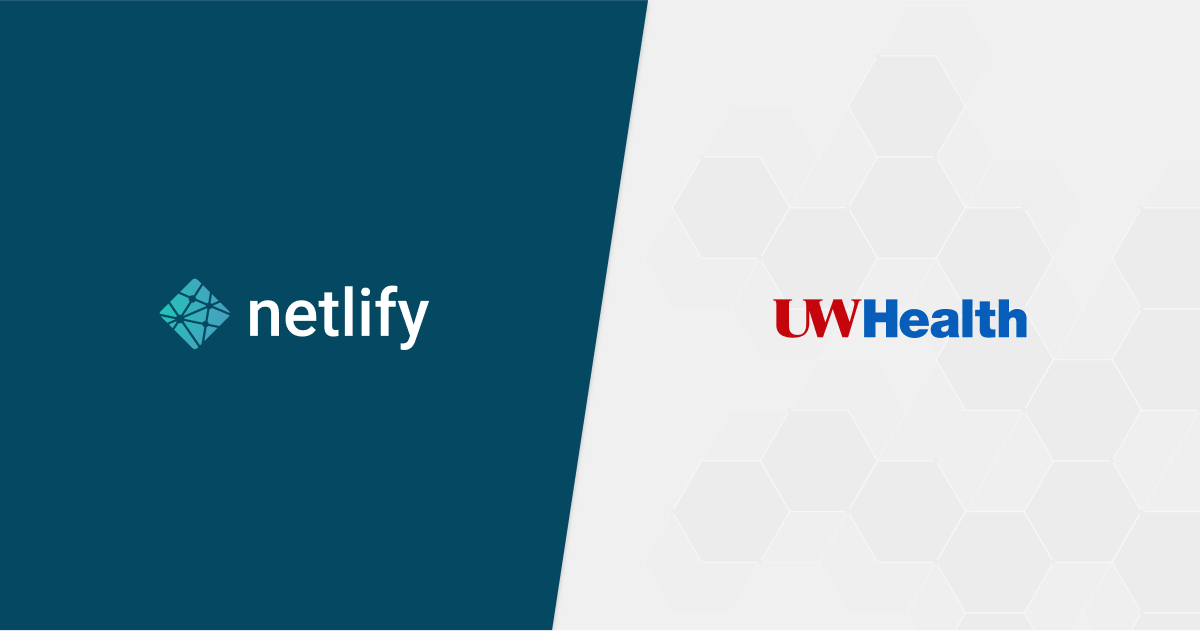Content as Data: How UW Health Serves Dynamic Data on their Jamstack Site with Netlify and Next.js