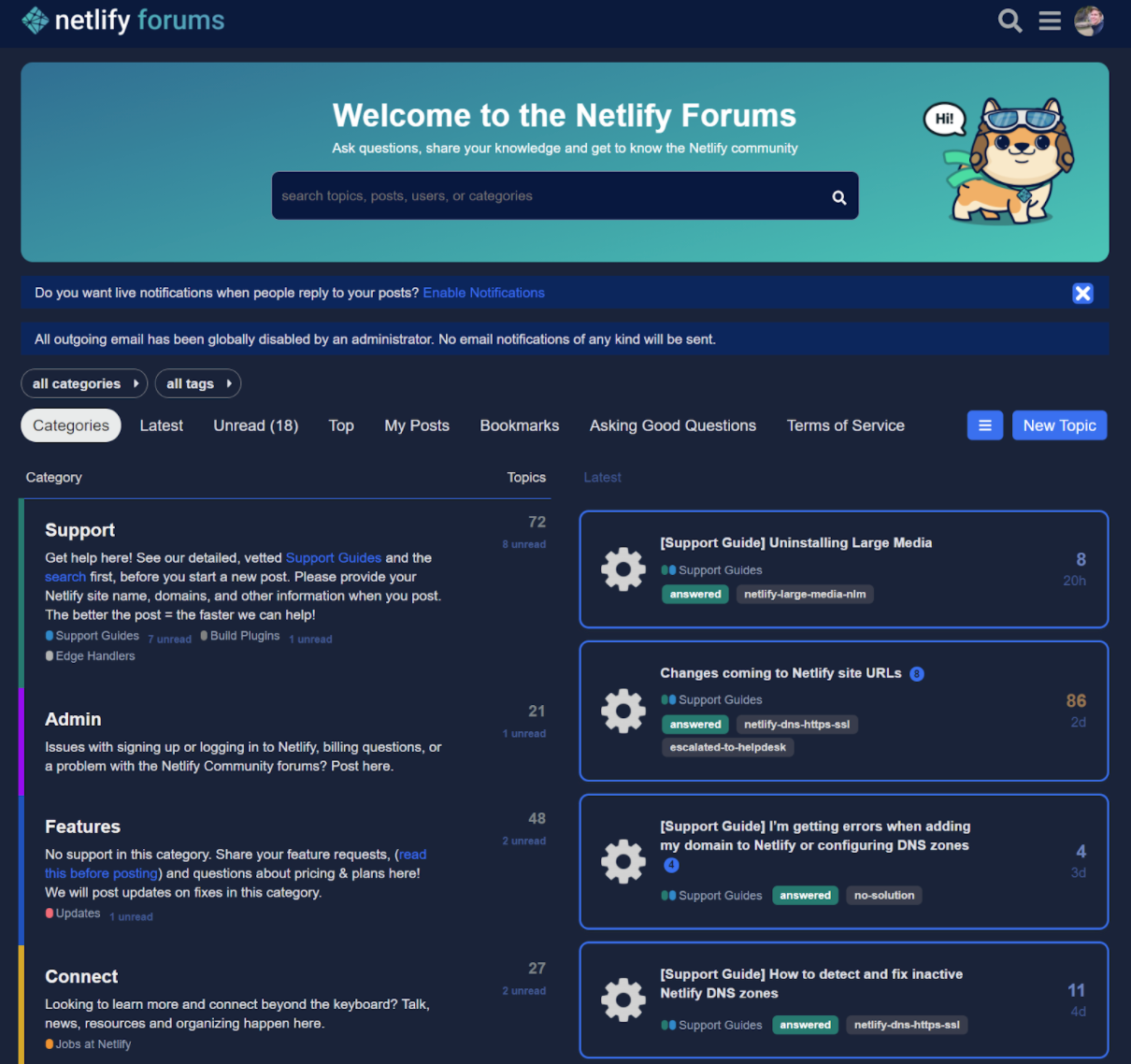 New Year New Netlify Support Forums