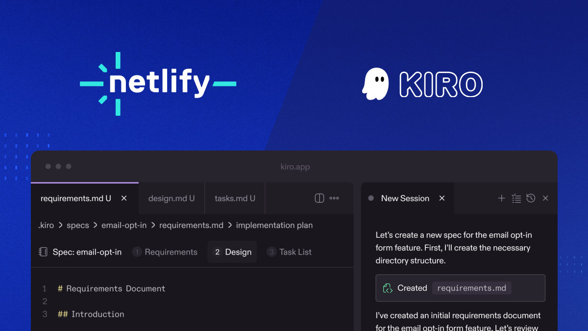 From vibe coding to production: Kiro powers + Netlify