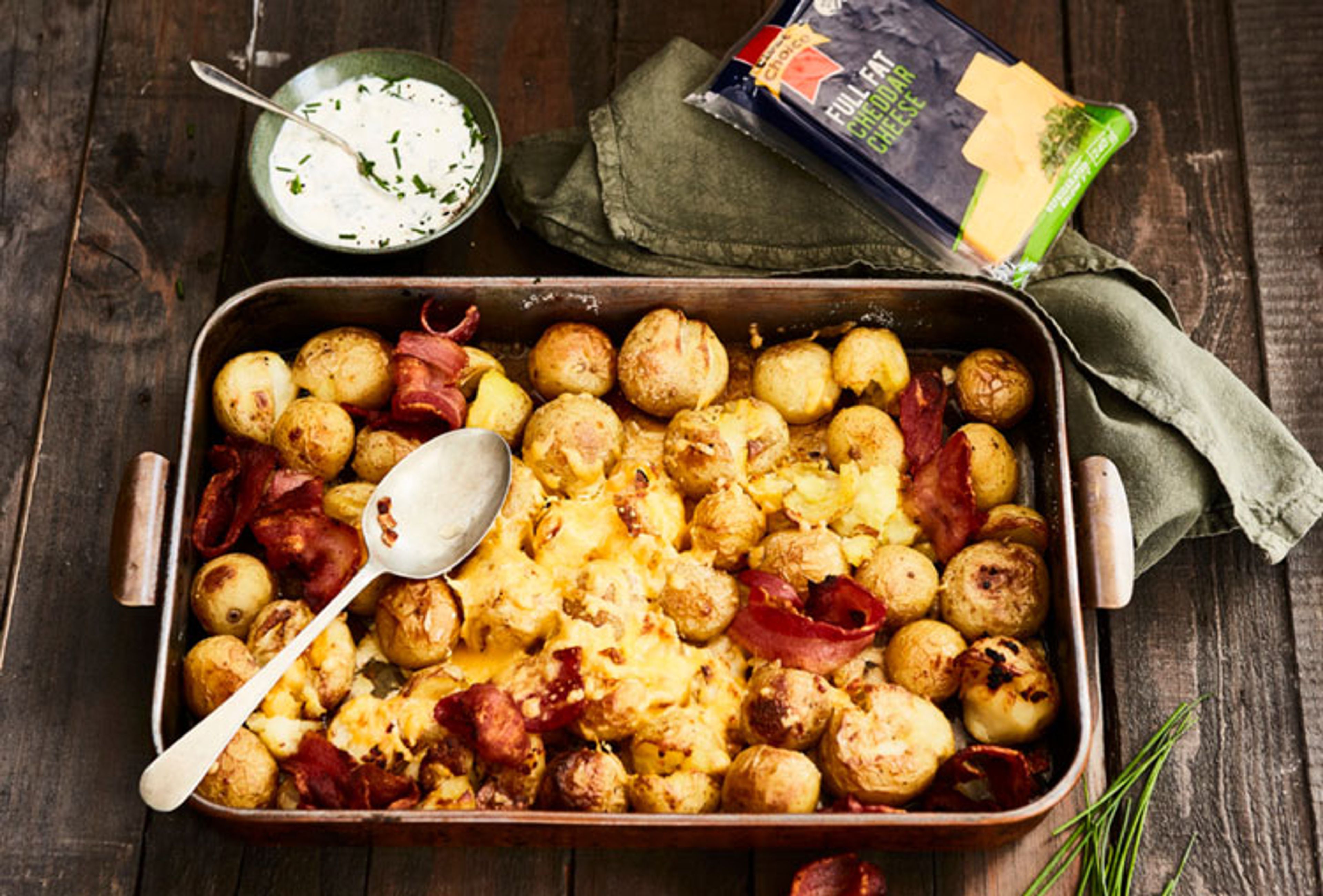 Cheesy Baby Potato Bake