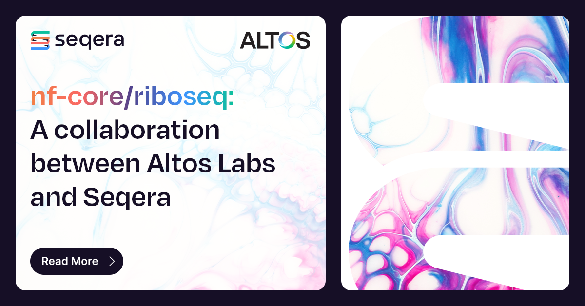 nf-core/riboseq: A collaboration between Altos Labs and Seqera