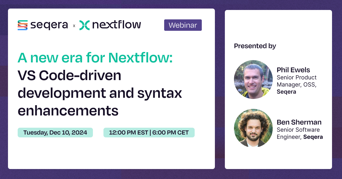 A new era for Nextflow: VS Code-driven development and syntax enhancements | Seqera