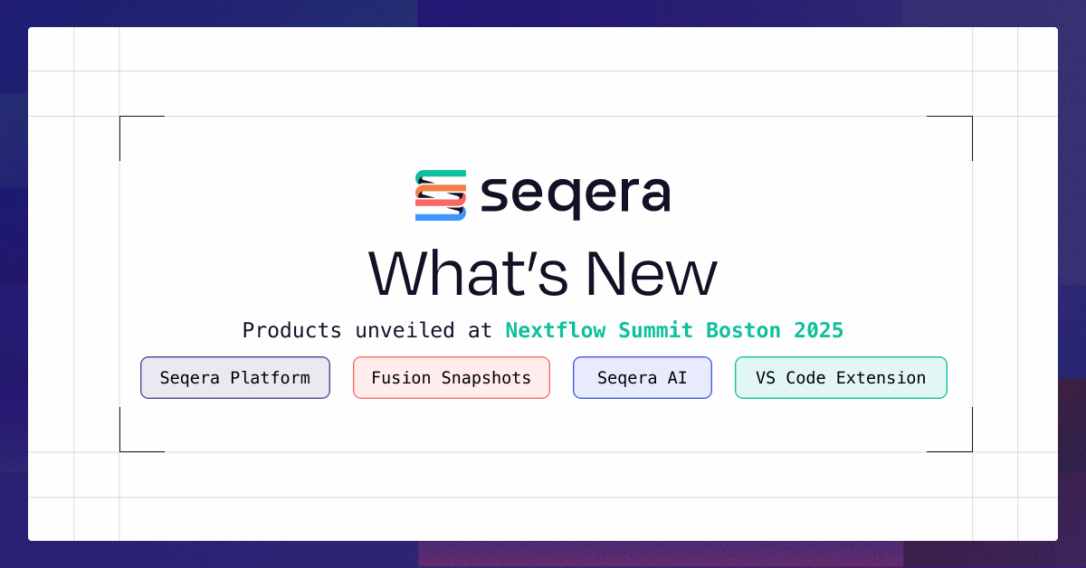 What’s New from Seqera: Product Highlights from the Nextflow Summit