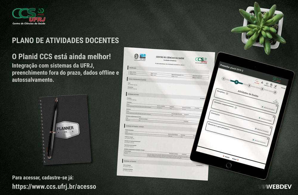 Atualização do Planid CCS | Centro de Ciências da Saúde da UFRJ