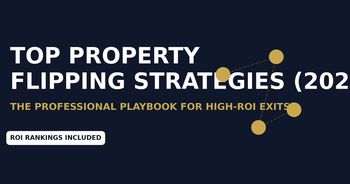 Best Property Flipping Strategies 2026: The Professional UK Playbook ...