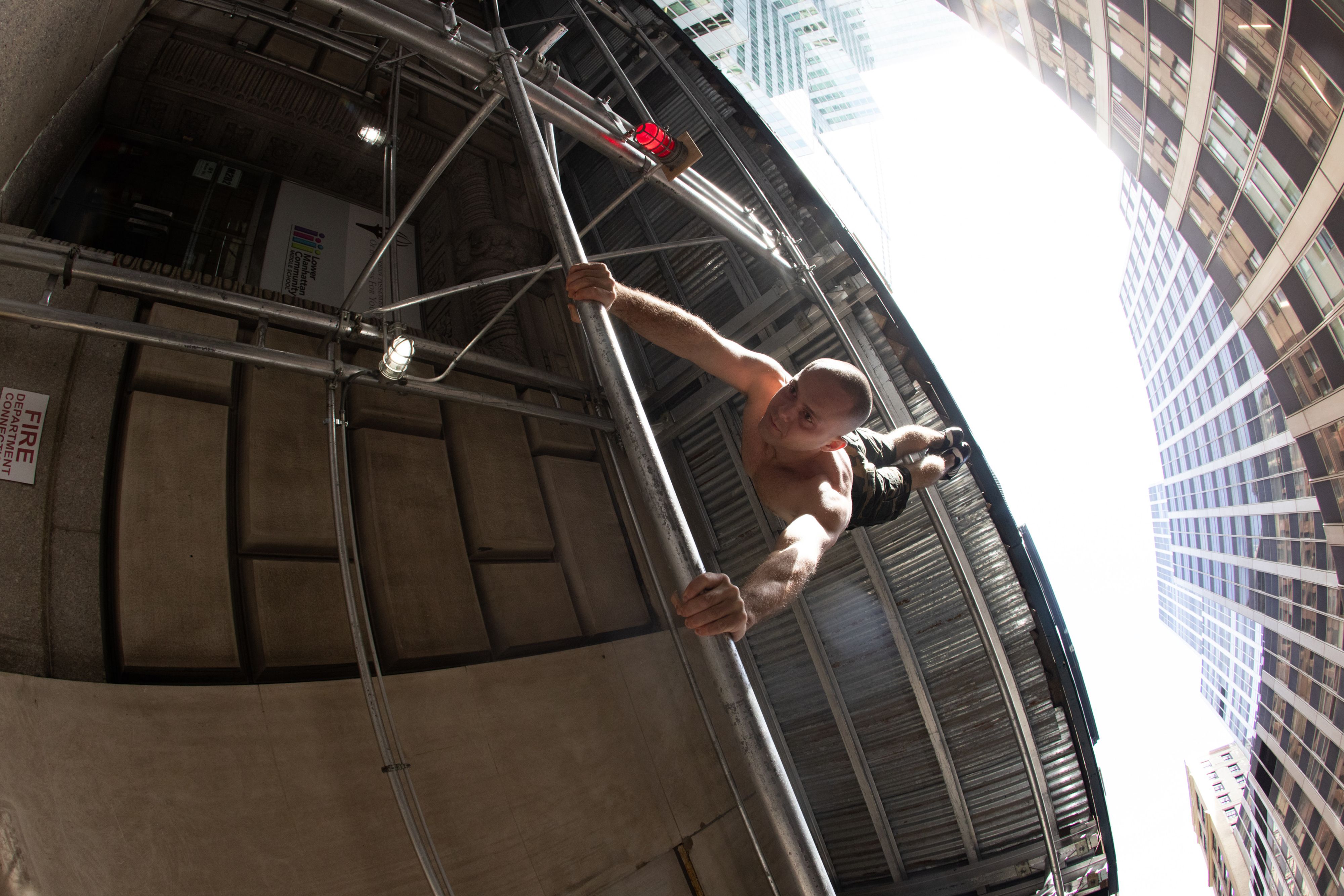 PIN–UP | URBAN JUNGLE GYM WITH SCAFFOLDING