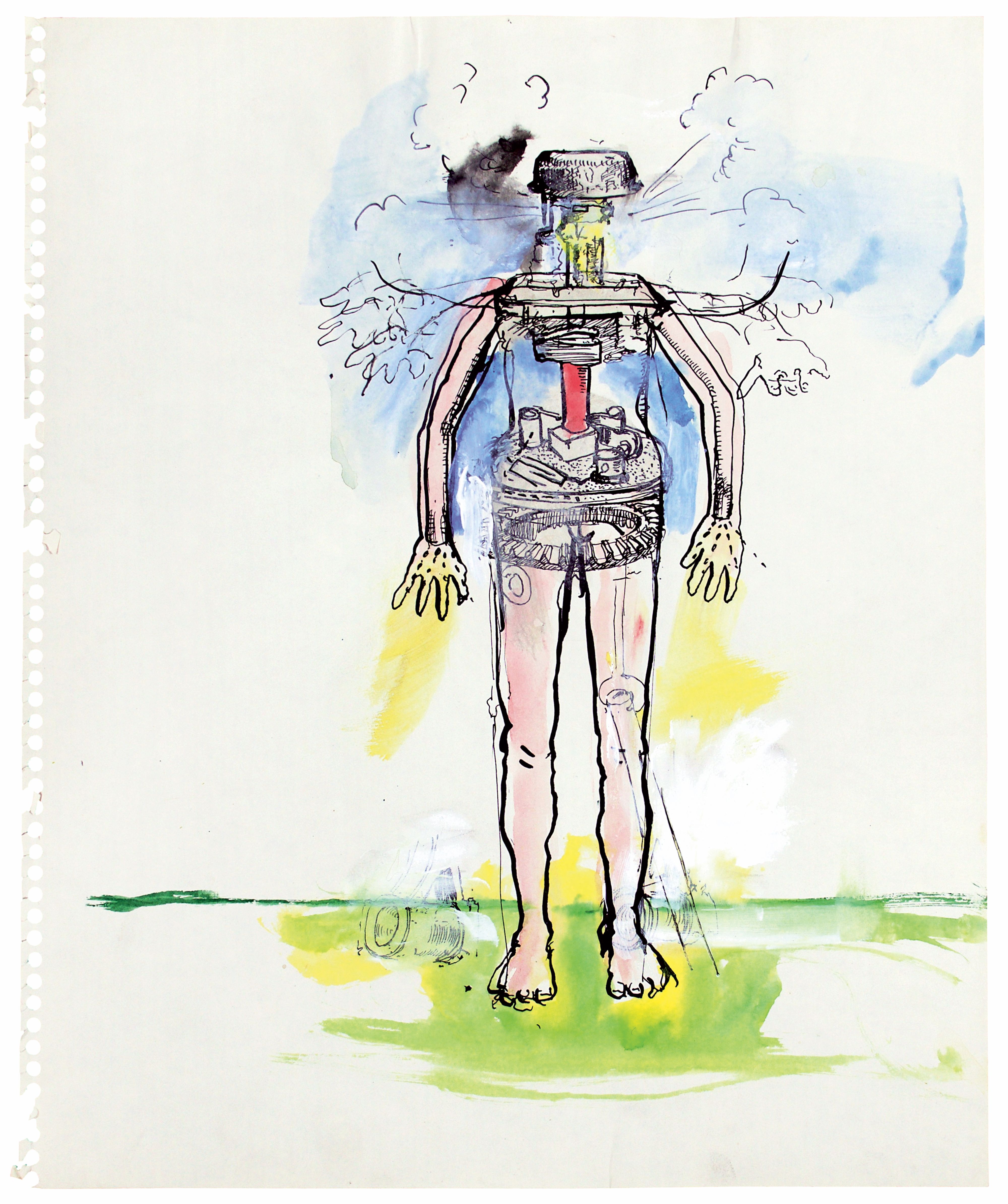 PIN–UP | JUNE LEAF TACKLES HER SUBJECTS HANDS ON