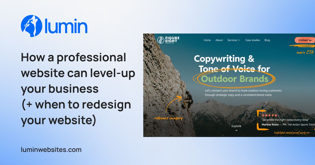 How a professionally-made website can level-up your business (+ when to redesign your website ...