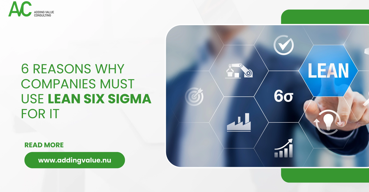 6 Reasons Why Companies Must Use Lean Six Sigma for IT | Adding Value ...