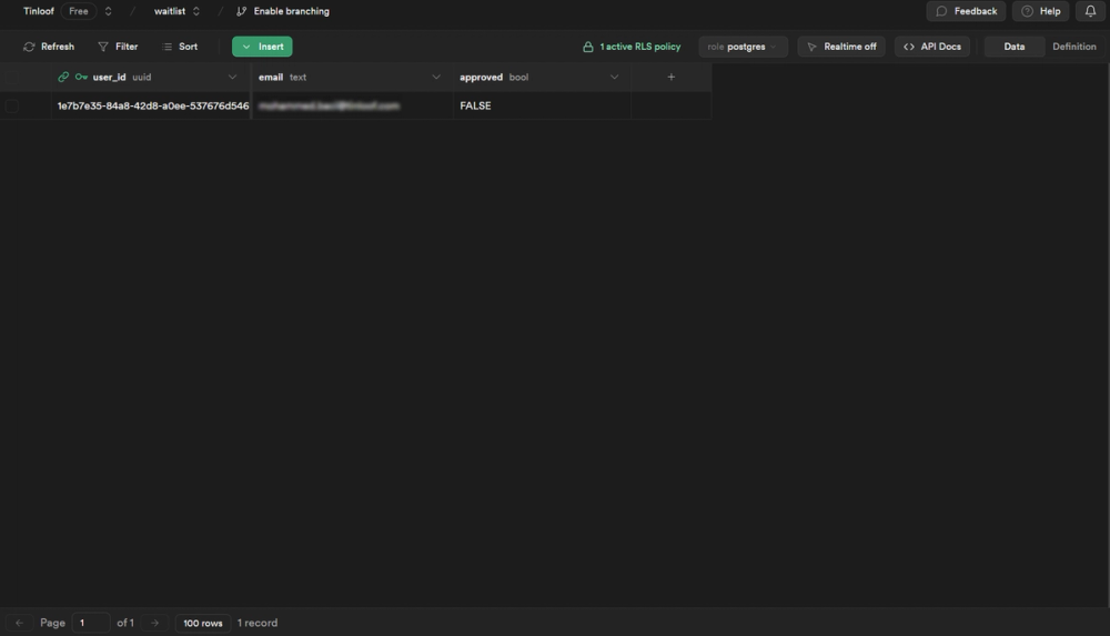 How to build a waitlist with Supabase and Next.js