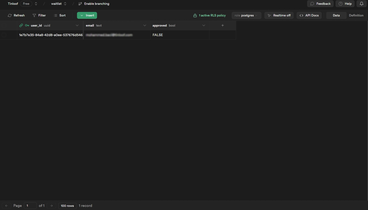 How to build a waitlist with Supabase and Next.js