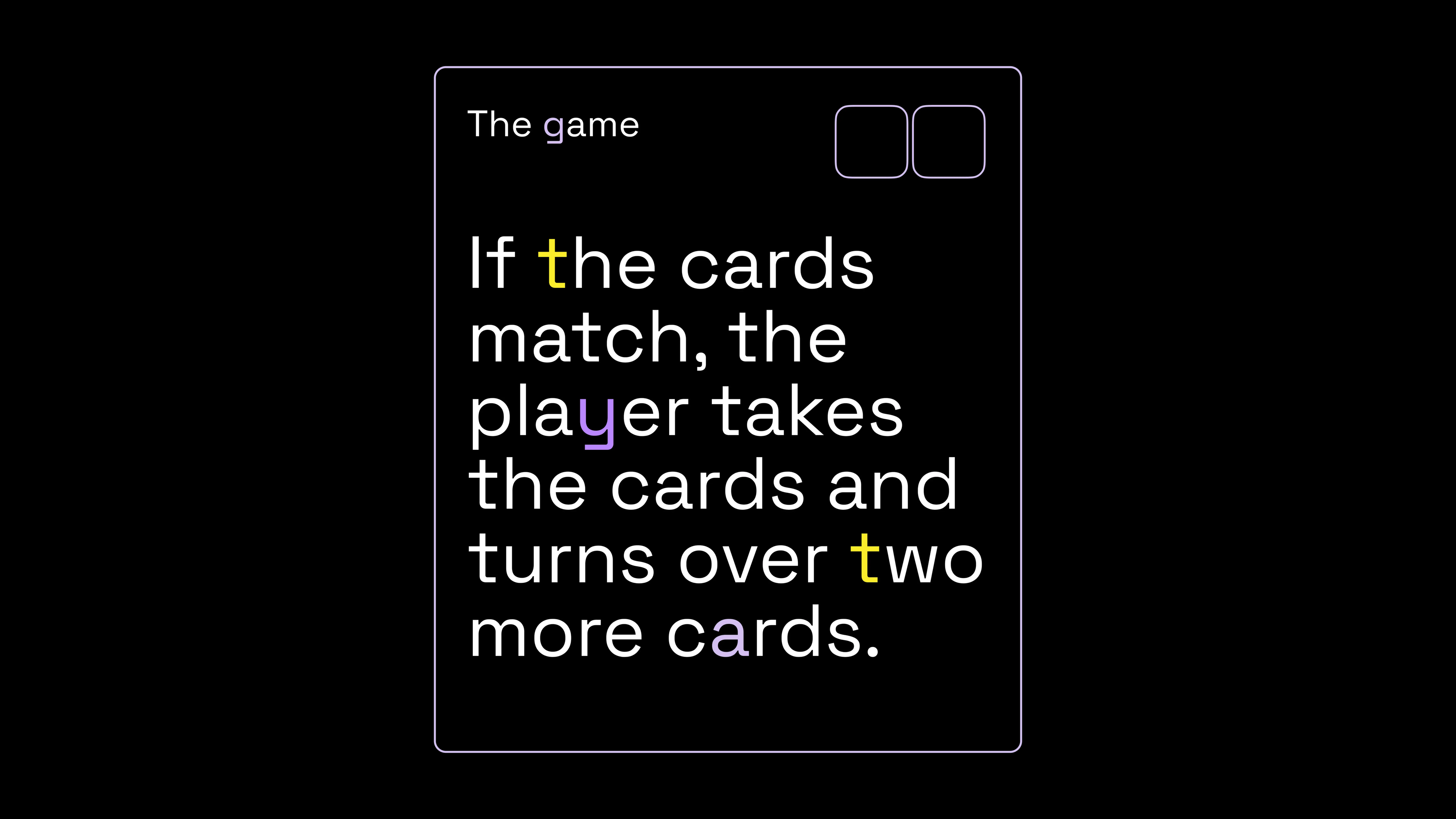 Match Cards | Tinloof