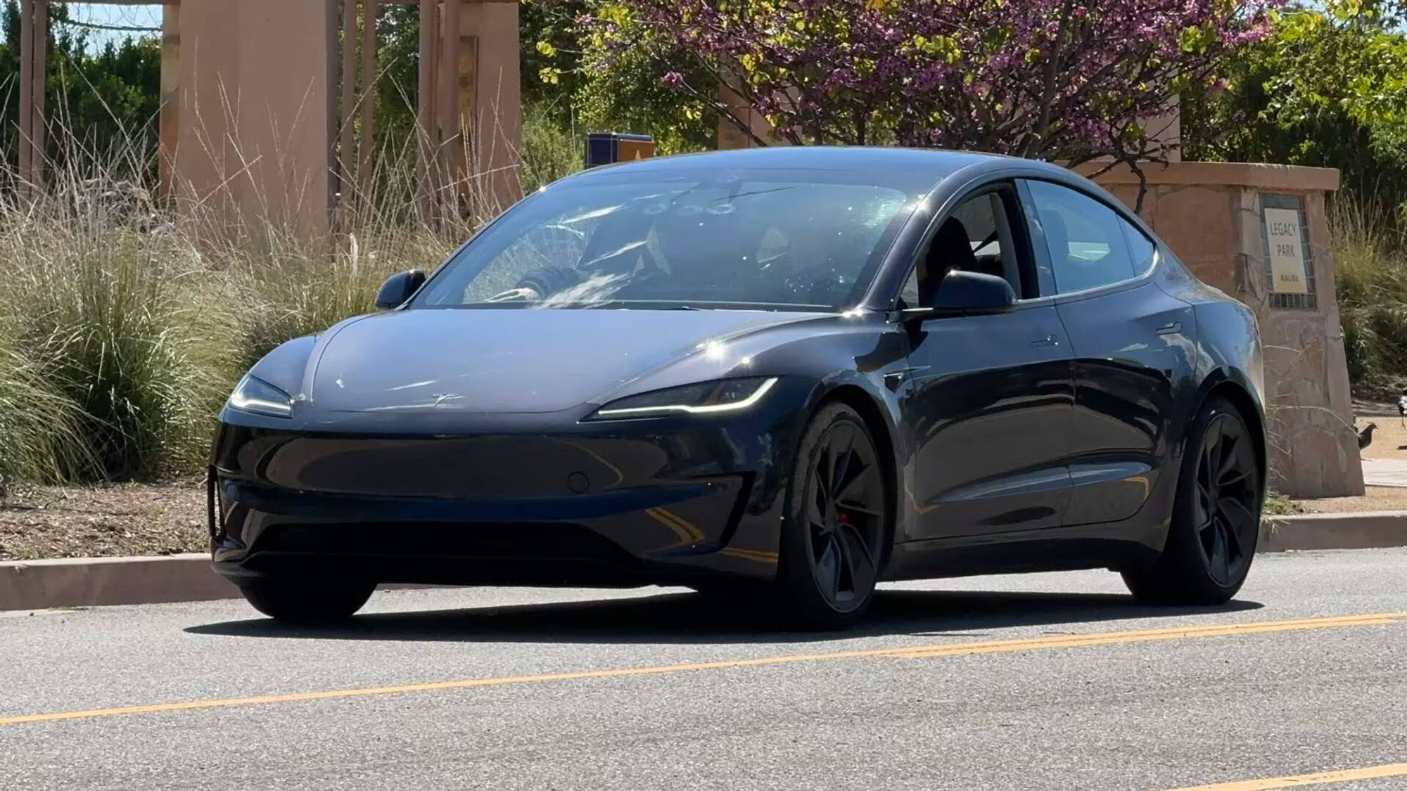 Tesla Model 3 Performance (Ludicrous) Spotted Again Before Unveiling ...