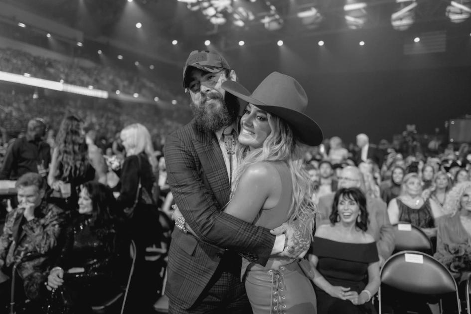 Post Malone Presents Lainey Wilson with Milestone and Triple Crown ...