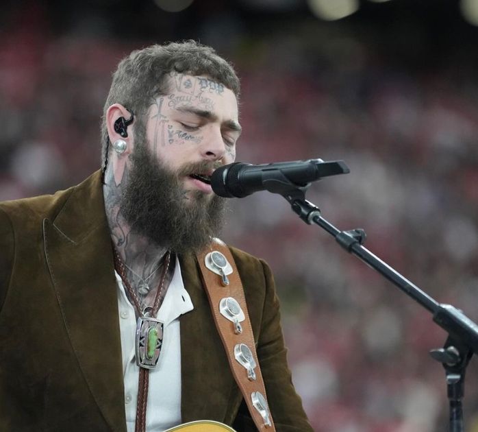 Post Malone Delivers Steel-Soaked Performance of ‘America The Beautiful ...