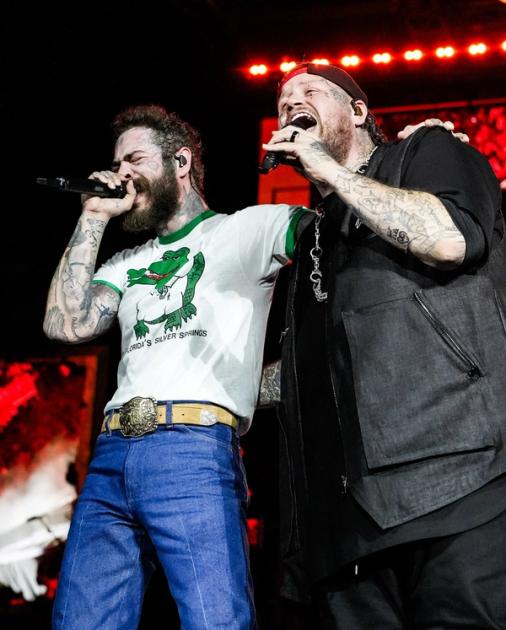 Post Malone and Jelly Roll’s 2026 Lucas Oil Stadium Show in ...