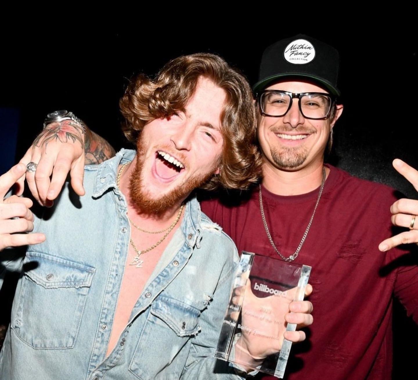 HARDY Presents Bailey Zimmerman with 2023 Billboard Rookie of the Year ...