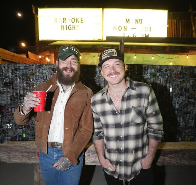 Post Malone Toasts Morgan Wallen, Performs Their New Song ‘I Ain't Comin’ Back’ in Texas | Holler