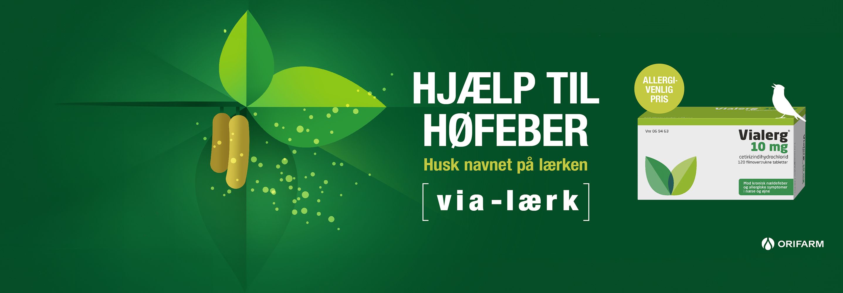 Døjer du med allergisymptomer? | Køb Vialerg hos Apopro.dk