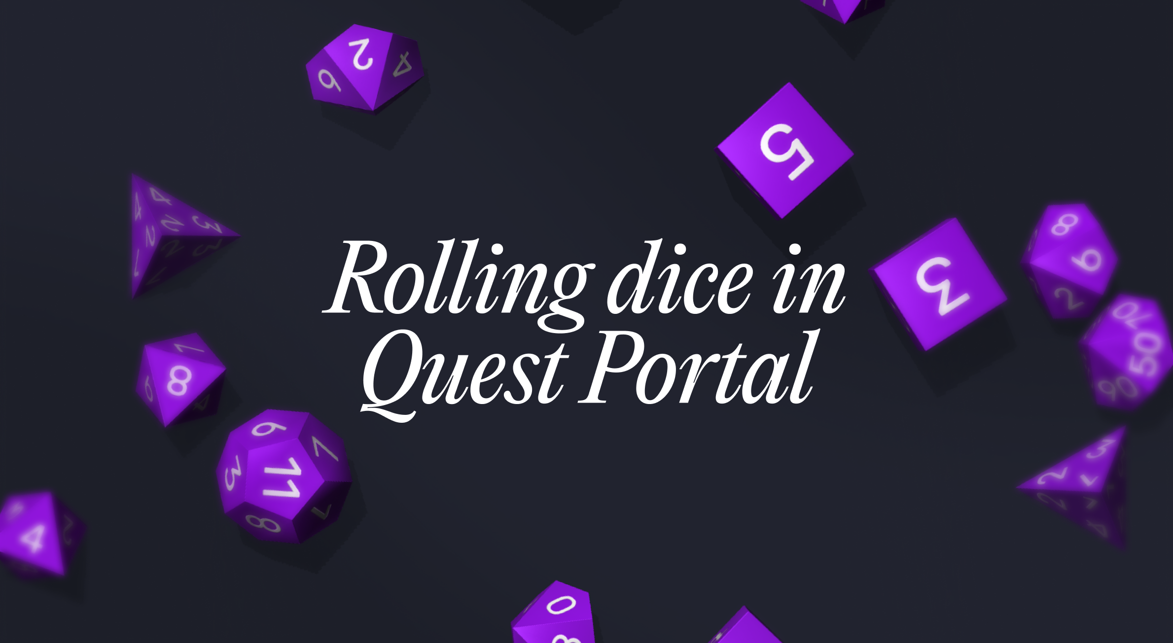 Rolling dice in Quest Portal - Quest Portal VTT