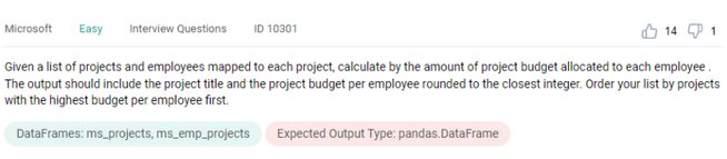 Python Coding Interview Questions - StrataScratch