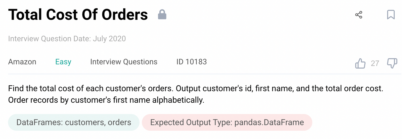 How To Import Pandas As Pd In Python Stratascratch