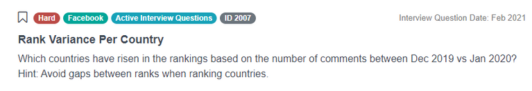 Facebook Data Scientist Interview Questions - StrataScratch