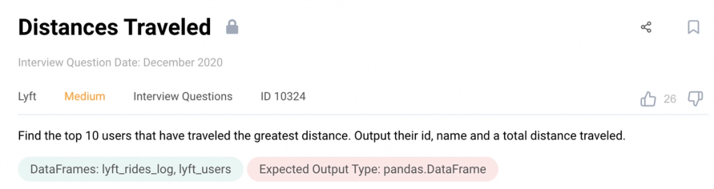 Python Data Science Interview Questions Stratascratch