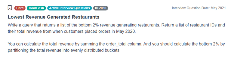 Most Common DoorDash Data Scientist Interview Questions - StrataScratch