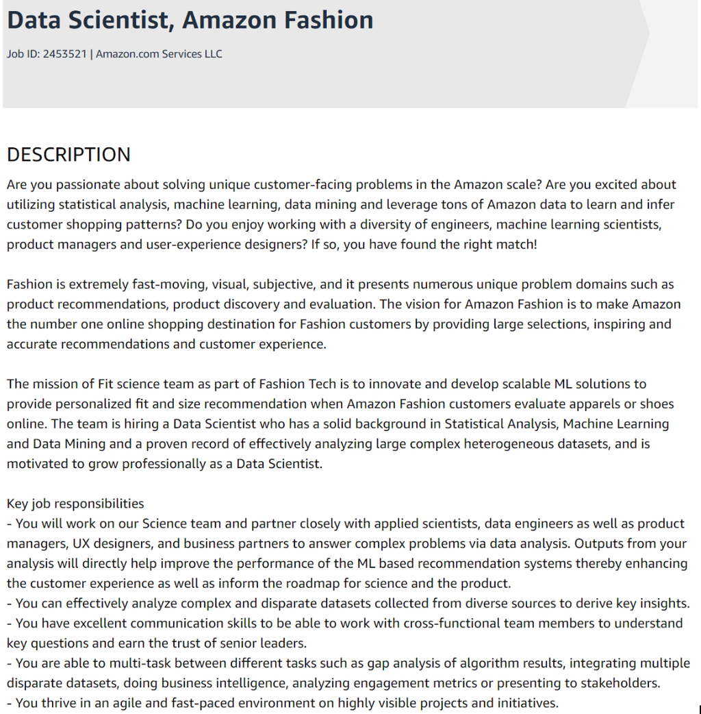 Amazon Data Scientist Salary - StrataScratch