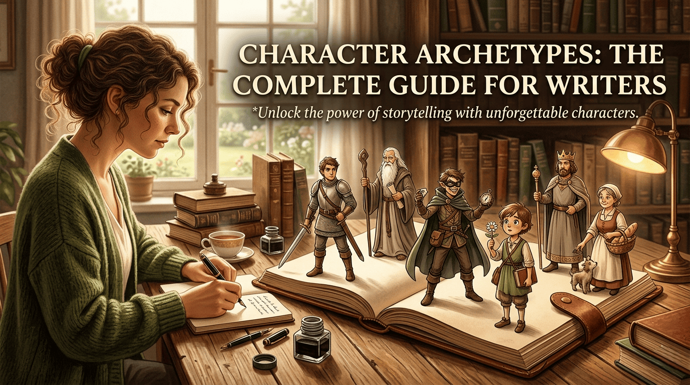 Character Archetypes: The Complete Guide for Writers | AuthorFlows Blog