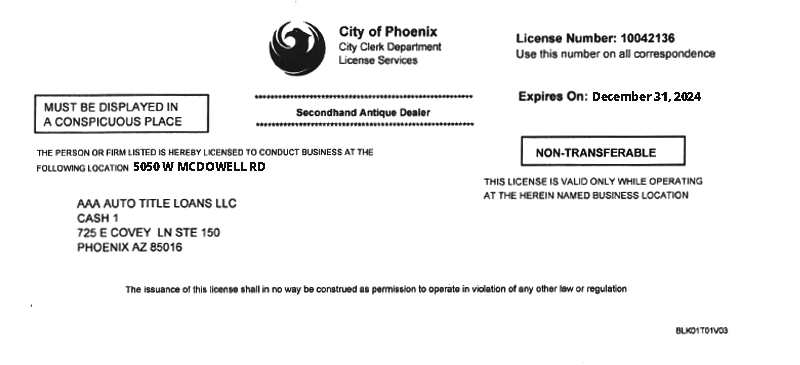 Know Before You Owe - Arizona