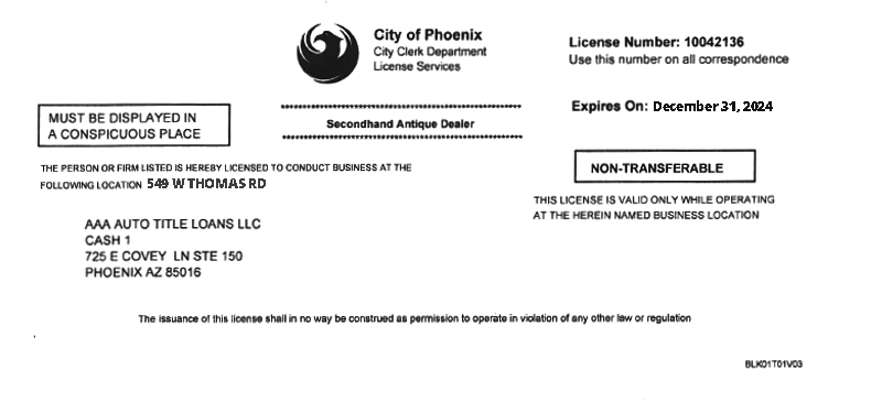 Know Before You Owe - Arizona