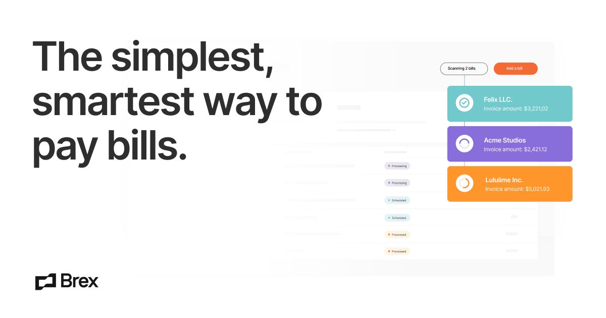 Bill Pay: reconcile invoices in record time with Brex | Brex